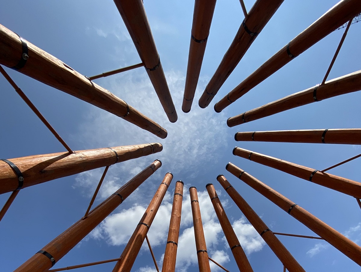Fort McMurray #468 First Nation Welcome Sign and Firepit Structure ...